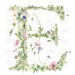 27 Watercolor Floral Alphabet Letters Wildflower Garland Initials Art ...