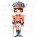 15 Nutcracker Prince in Full Uniform - Charming Ballet Art for Holiday ...