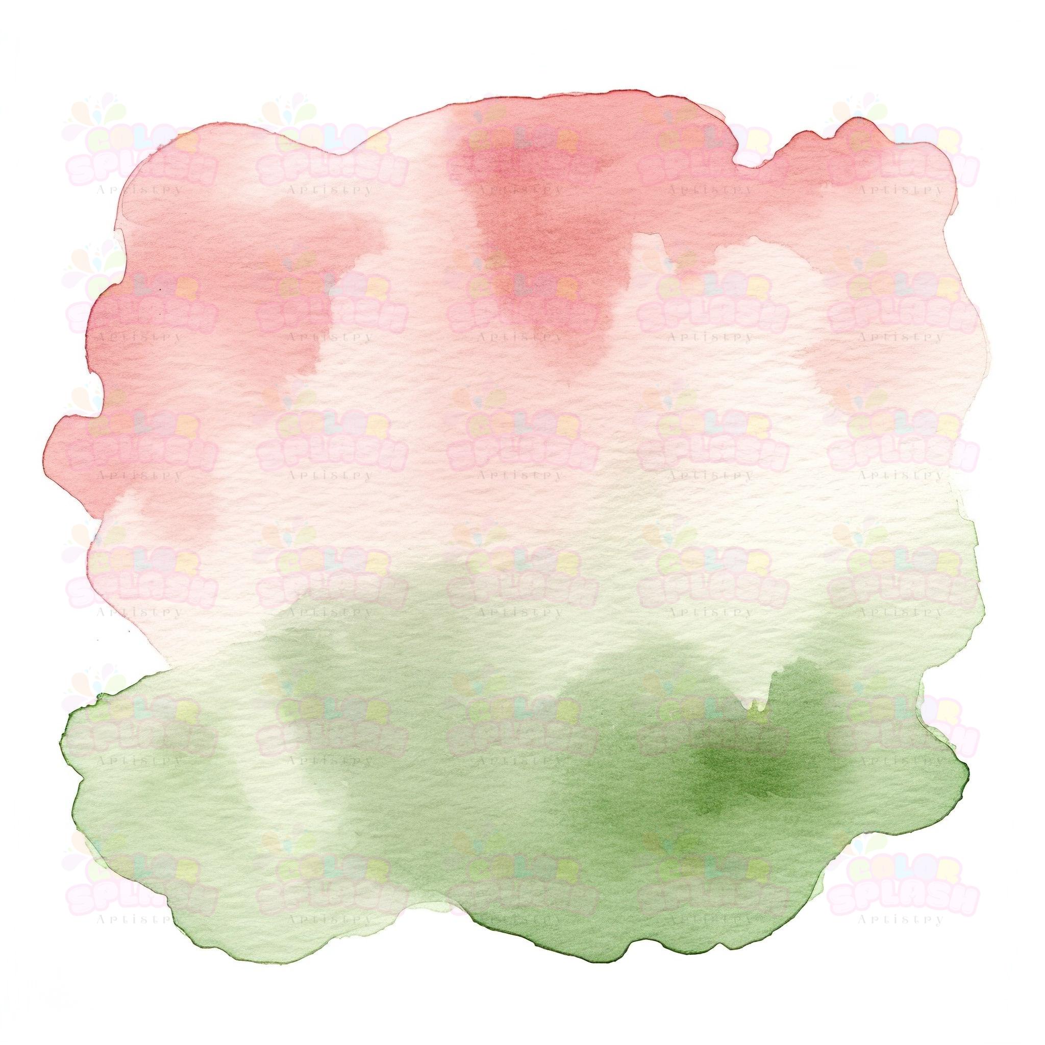 15 Color Swash Art Print | Watercolor Swatch With Pastel Colors ...