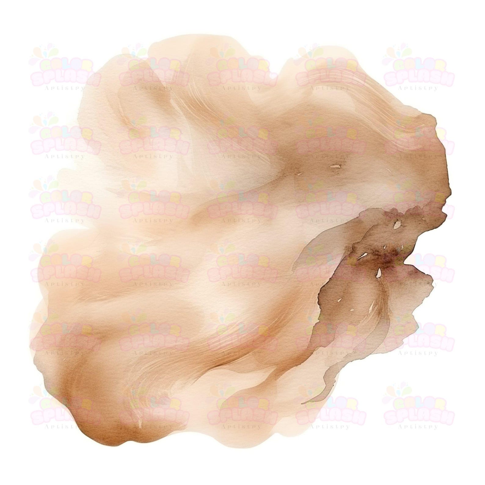 15 Color Swash Art Print | Watercolor Swatch With Pastel Colors ...