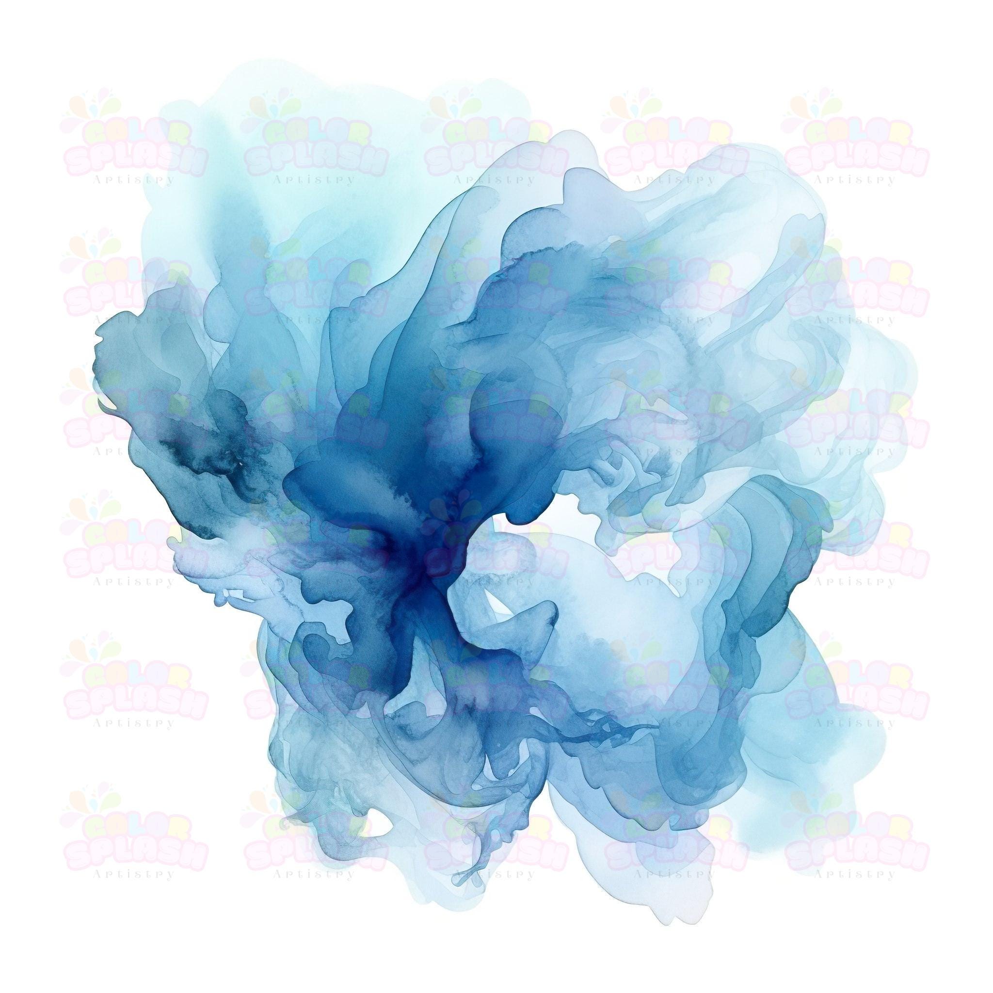 15 Color Swash Art Print | Watercolor Swatch With Pastel Colors ...