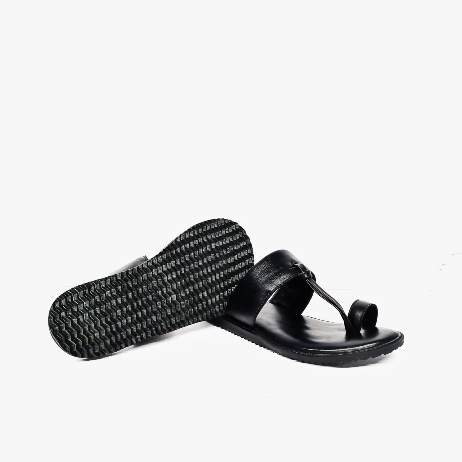 Toe Ring Leather Sandal/indian Kolhapuri Design Flat - Etsy