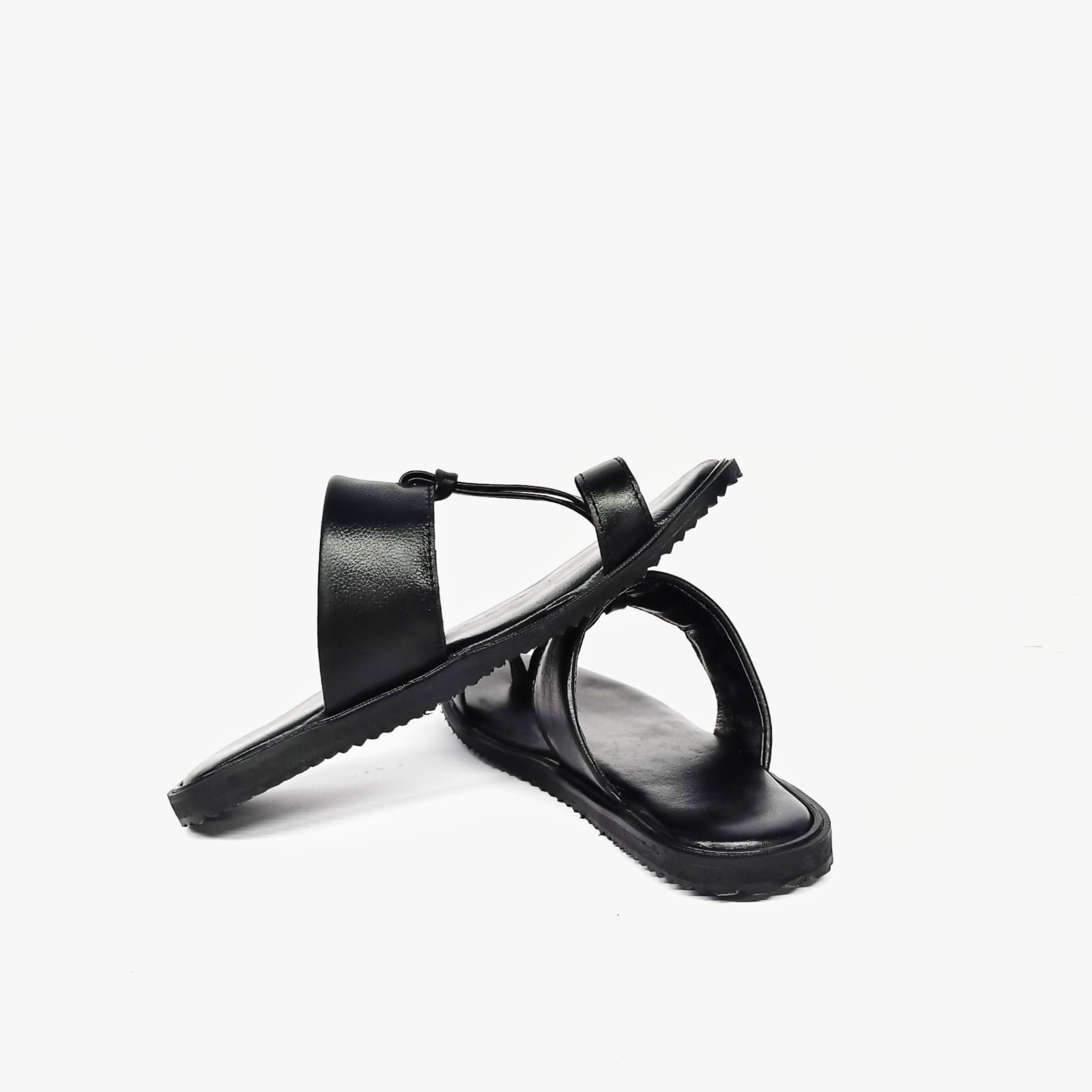 Toe Ring Leather Sandal/indian Kolhapuri Design Flat Chappal ...