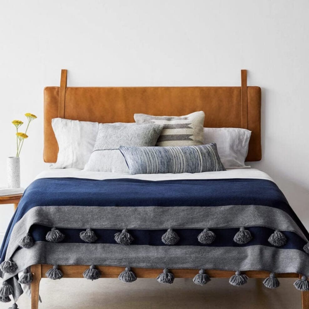 Genuine Leather Headboard Cover,wall Hanging Headboard Cushion Cover ...