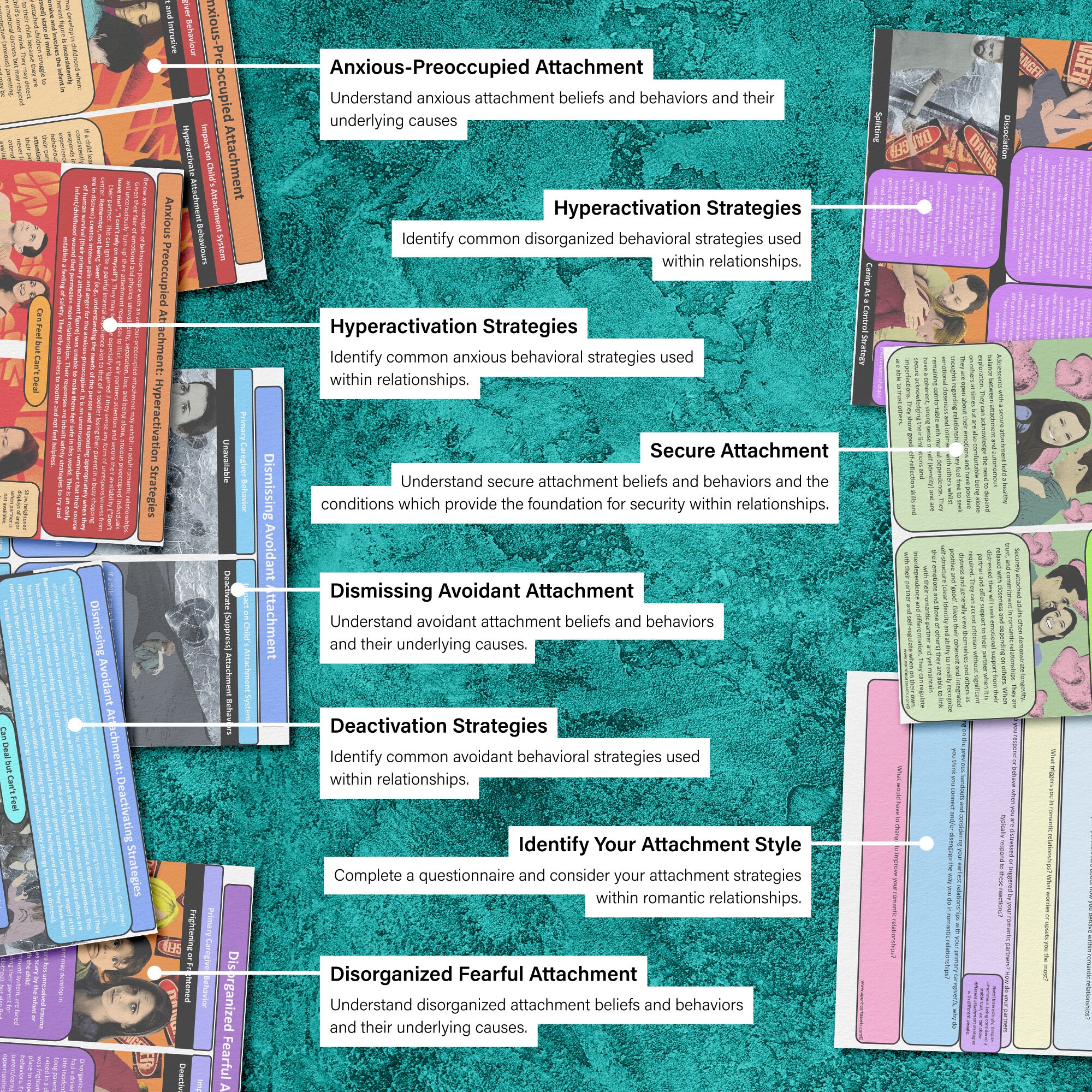 Attachment Worksheets, Secure Attachment, Inner Child, Therapy ...