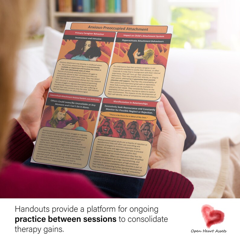Attachment Worksheets, Secure Attachment, Inner Child, Therapy ...