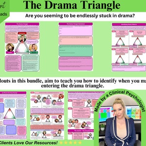 The Drama Triangle - Etsy
