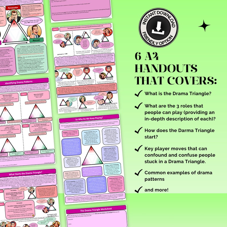 The Drama Triangle - Etsy