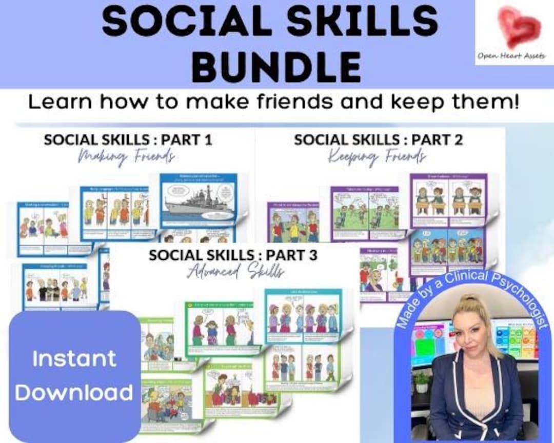 Kids Social Skills, Calming Corner Kit, Coping Skills for Kids, Social ...