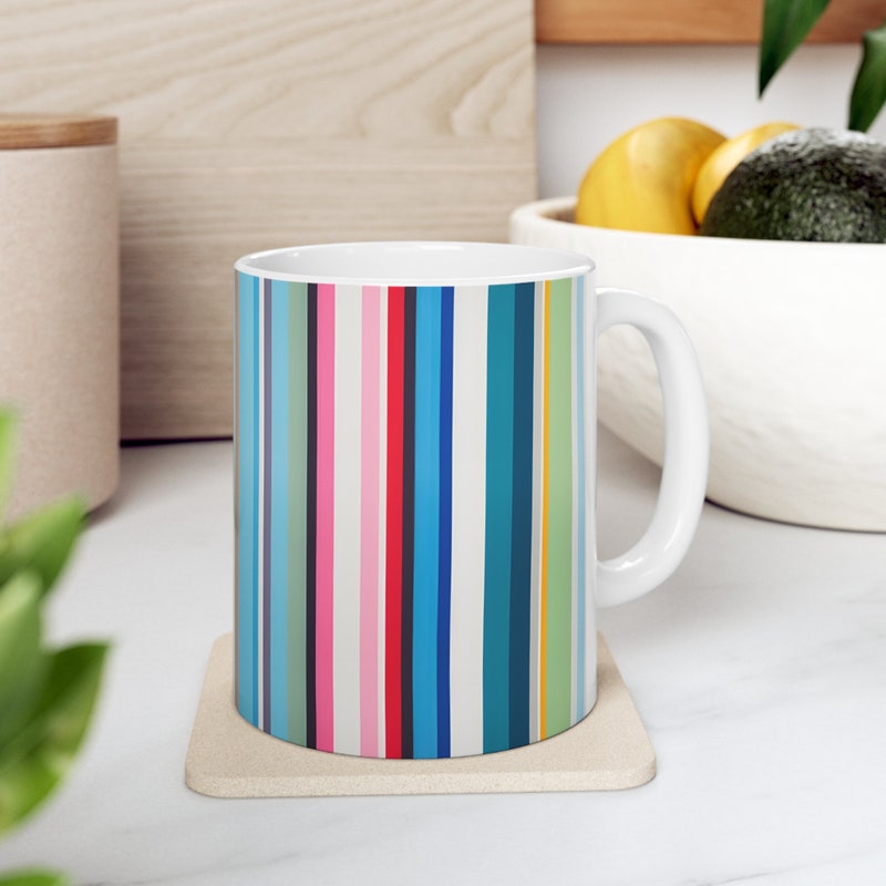 Striped Mugs - Etsy