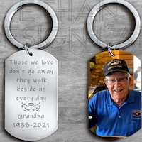 In Loving Memory of Rest in Peace 2 Inch Photo Keychains Picture Key ...