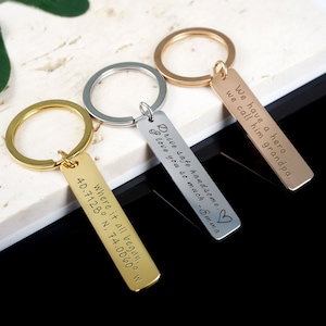 Custom Engraved Keychain, Personalized Stainless Steel Keychains ...