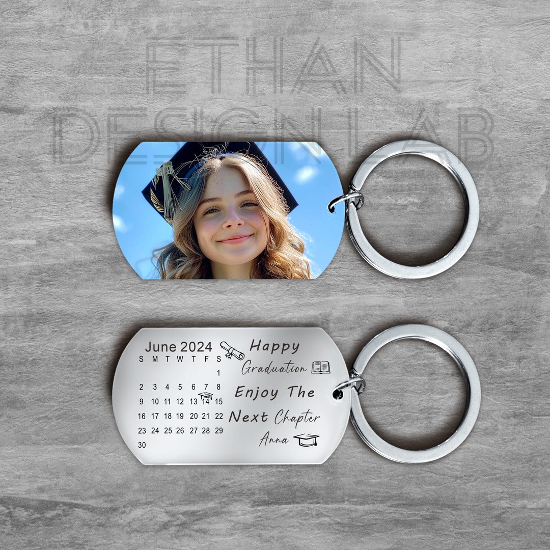 Personalized Graduation Keychain, Graduation Keyring, 2025 Graduation ...