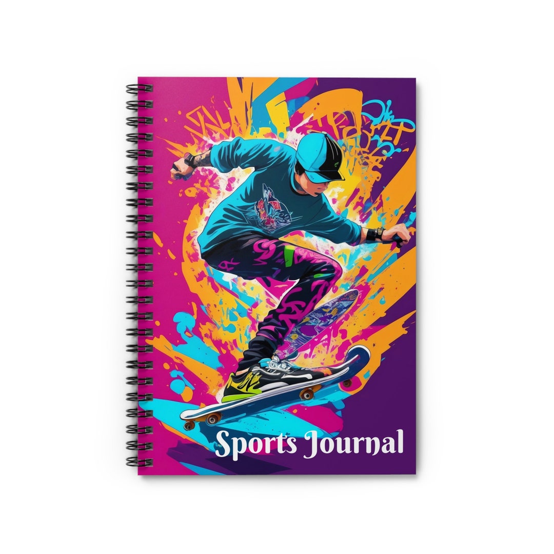 Spiral Notebook - Sports Journal - Ruled Line - Etsy