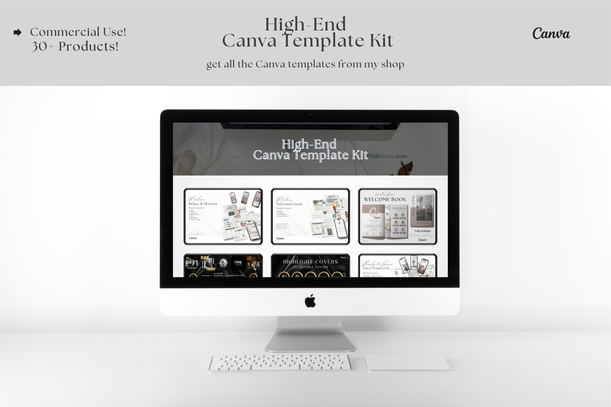The Canva Template Kit, All the Templates in My Shop, Canva Template ...