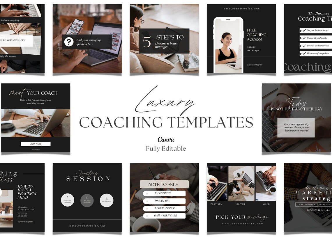 Coaching Instagram Post, Stories, Highlights Covers| Life Coach ...