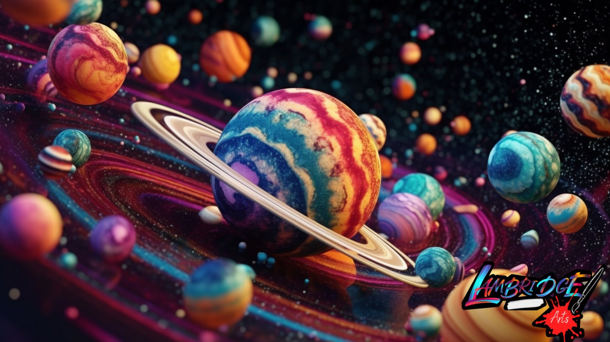 50 Stunning 3D Designs of Planets and Galaxies for Your - Etsy