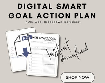SMART Goal Setting Worksheet - Etsy Canada