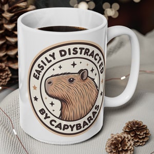 Capybara Mug Funny Cute Capybara Lover Gift Animal Mug Capybara Tea Mug ...
