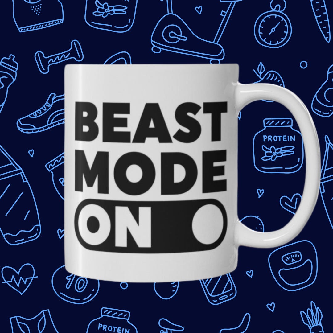 Funny Gym Mug Workout Motivation Coffee Cup Fitness Gift for Gym Lovers ...