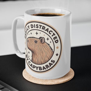 Capybara Mug Funny Cute Capybara Lover Gift Animal Mug Capybara Tea Mug ...
