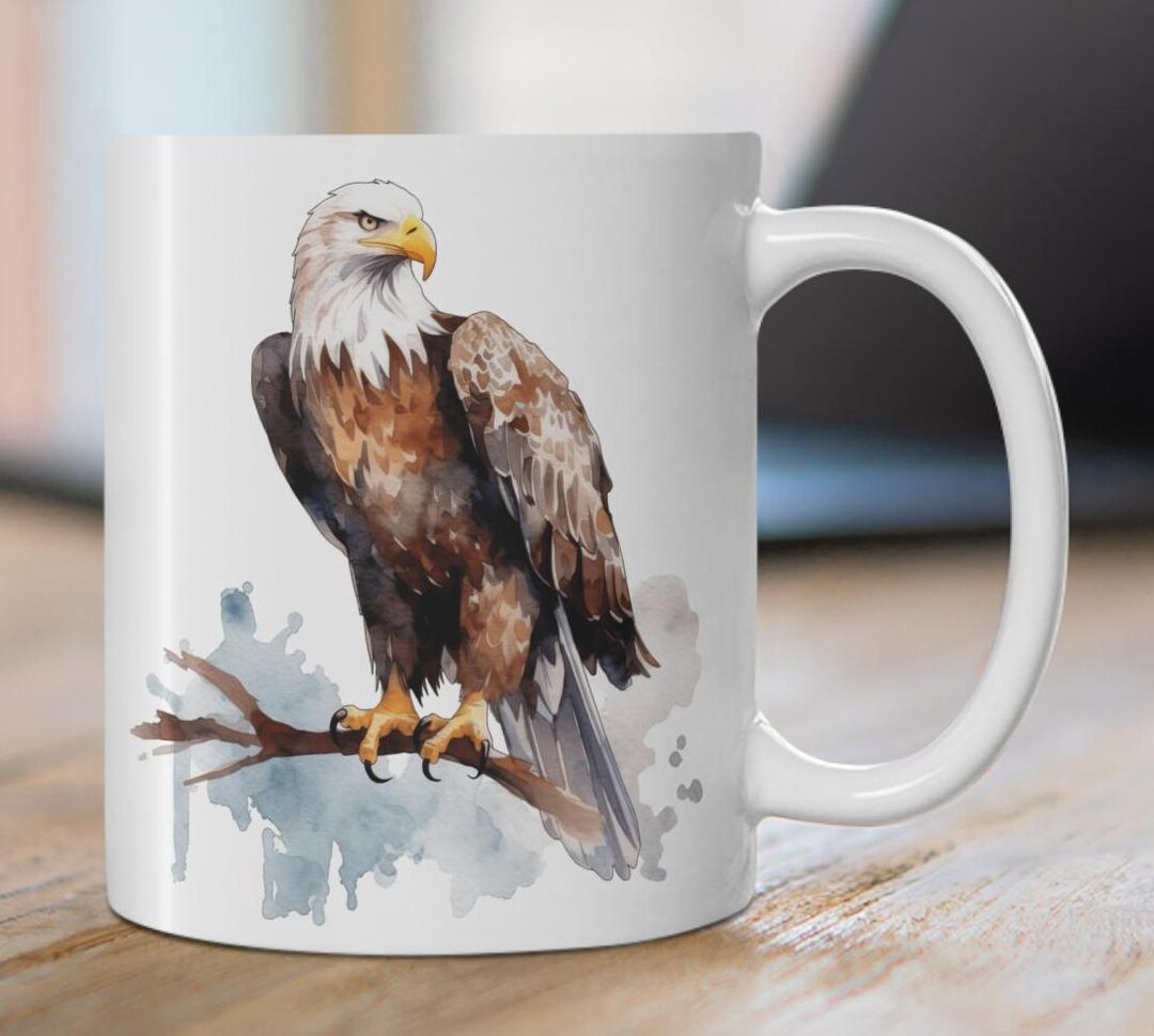Bald Eagle Mug Eagle Mug Gift for Birdwatchers Eagle Lovers Nature ...