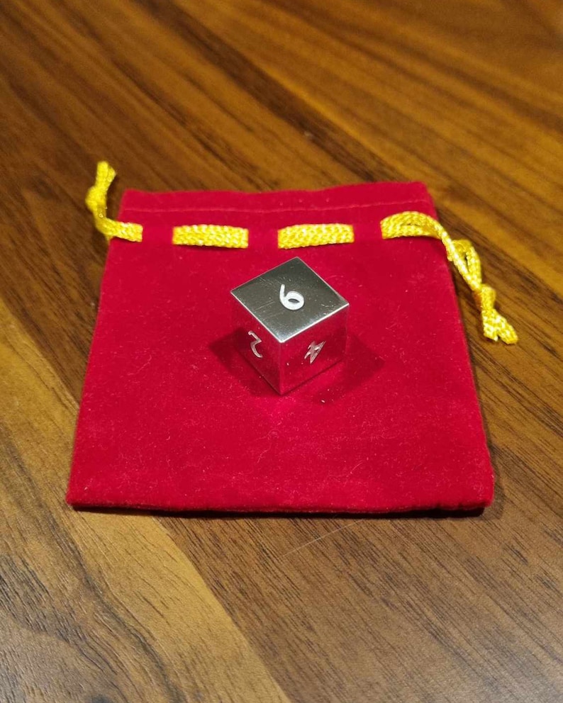 7pcs Sterling Silver Dice Set, D&D Metal Dice Set, Polyhedral Dice Set ...