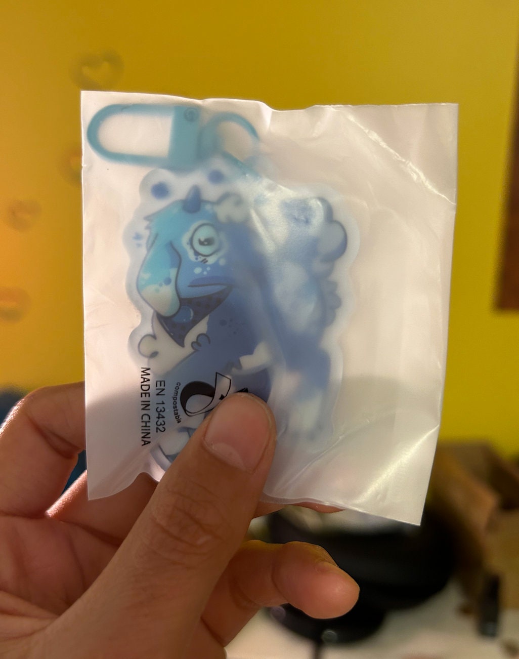Cute Blueberry Themed Goat Keychain !! - Etsy