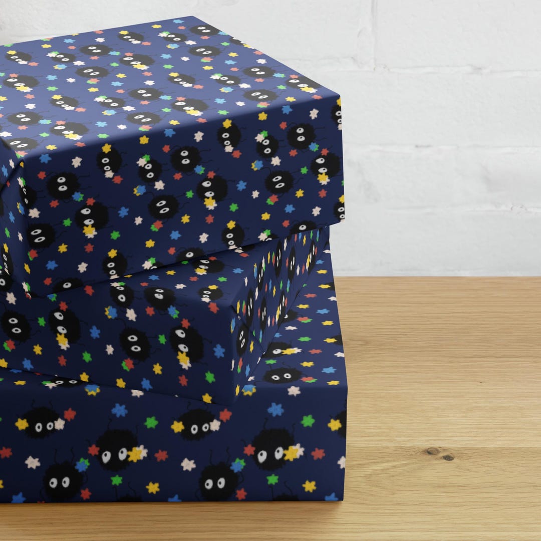 Soot Sprite Wrapping Paper Sheets - Etsy