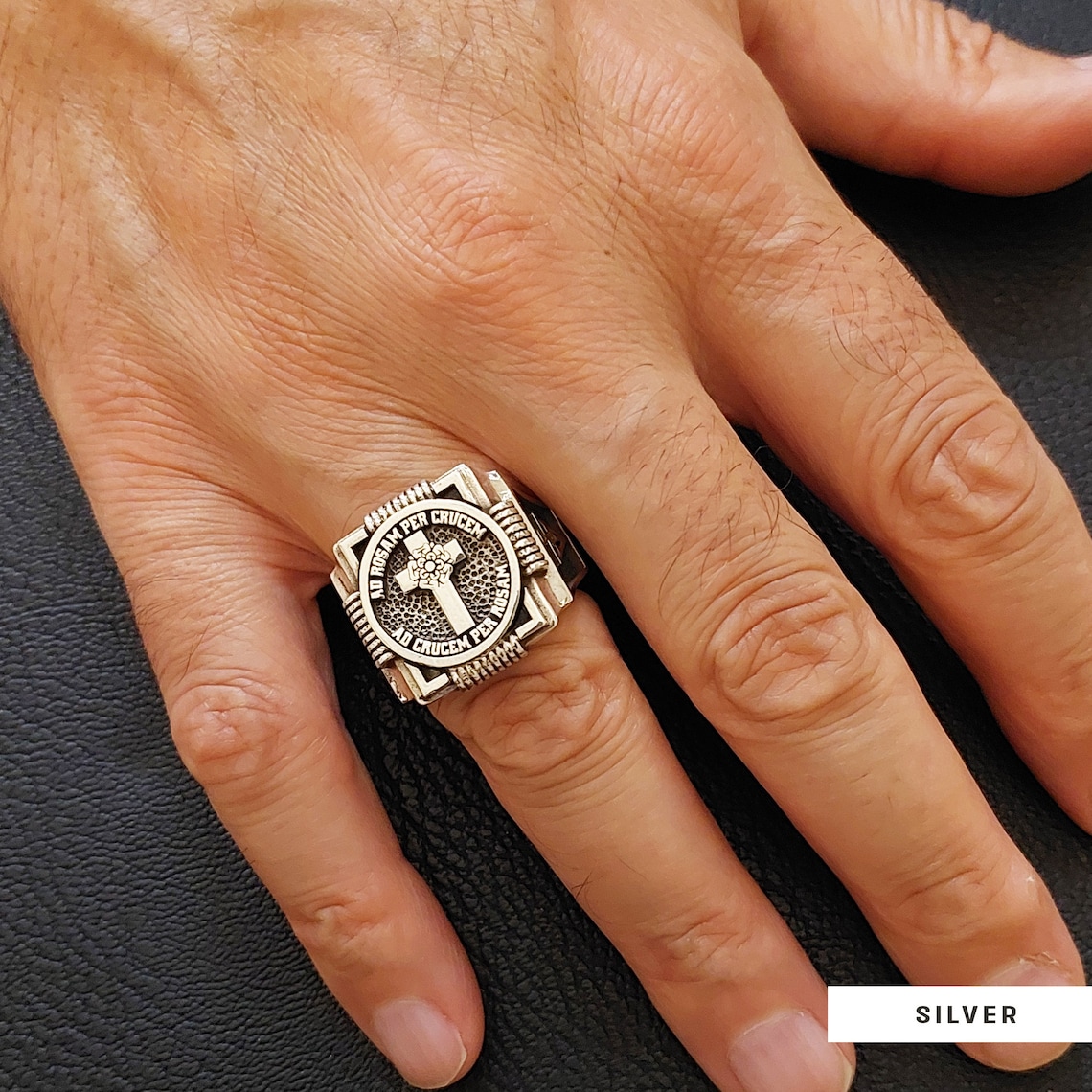 Rosicrucian Cross Ring, Amorc Ring, Spiritual Symbol of Ancient Order ...