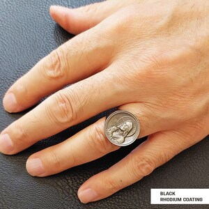 Jesus Christ Ring, Holy Face Signet Ring, Byzantine Signet Ring ...