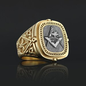 In Hoc Signo Vinces Masonic Ring Masonic Knights Templar - Etsy