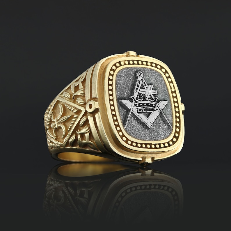 In Hoc Signo Vinces Masonic Ring Masonic Knights Templar - Etsy