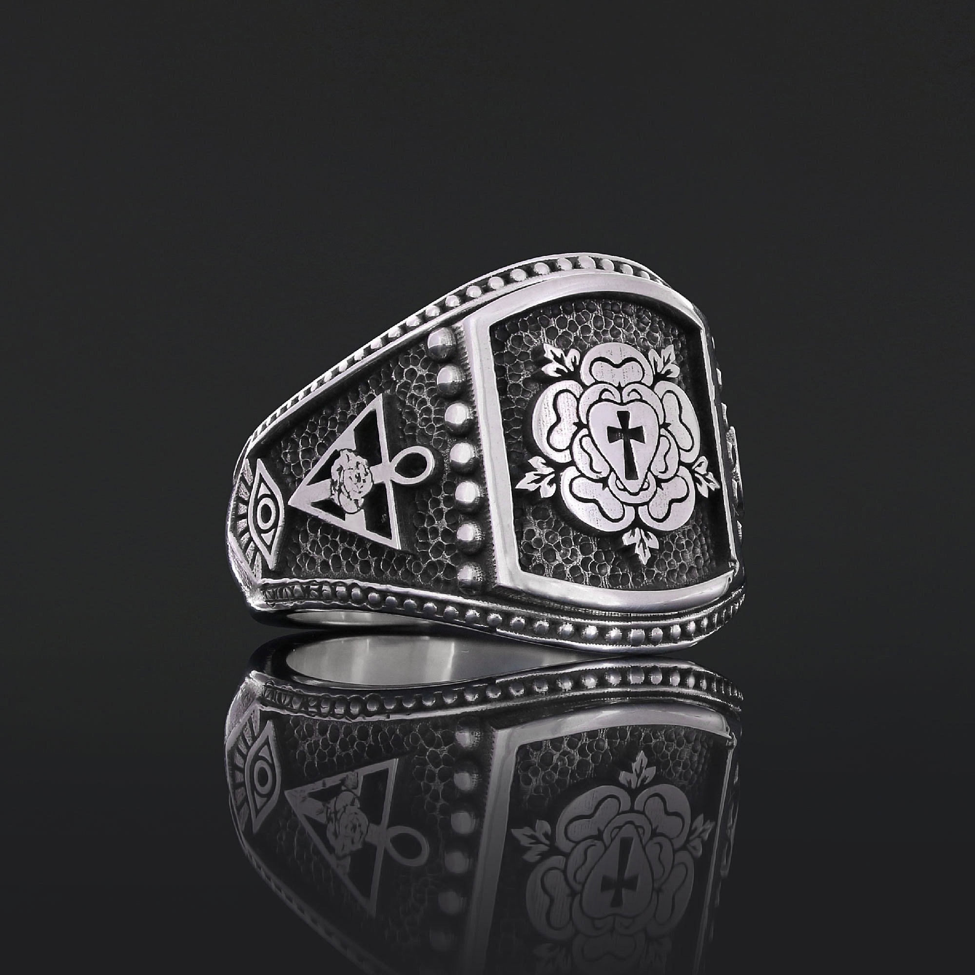 Rosicrucian Order Ring Amorc Membership Rings Rosicrucian - Etsy
