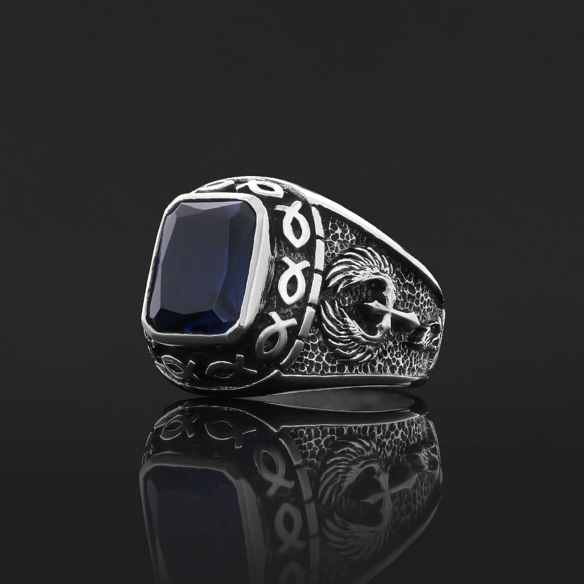 Jesus Prayer to Our Father Ring Christian Ring Cross With - Etsy