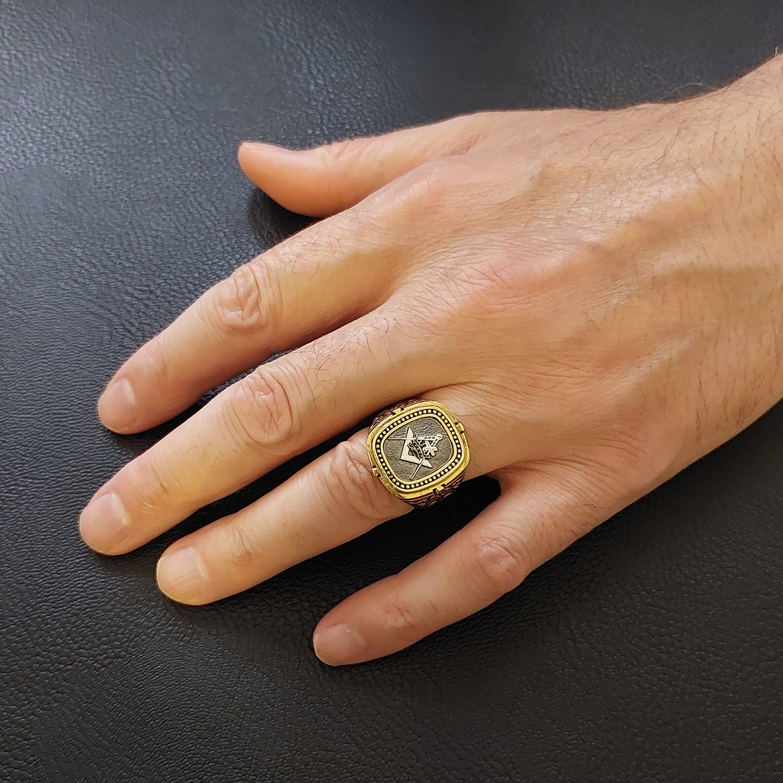 In Hoc Signo Vinces Masonic Ring Masonic Knights Templar - Etsy
