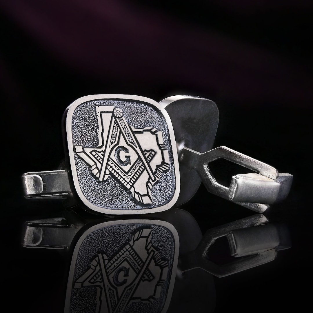 Grand Lodge of Texas Masonic Cufflinks, Texas Masonic Gift, Customized ...