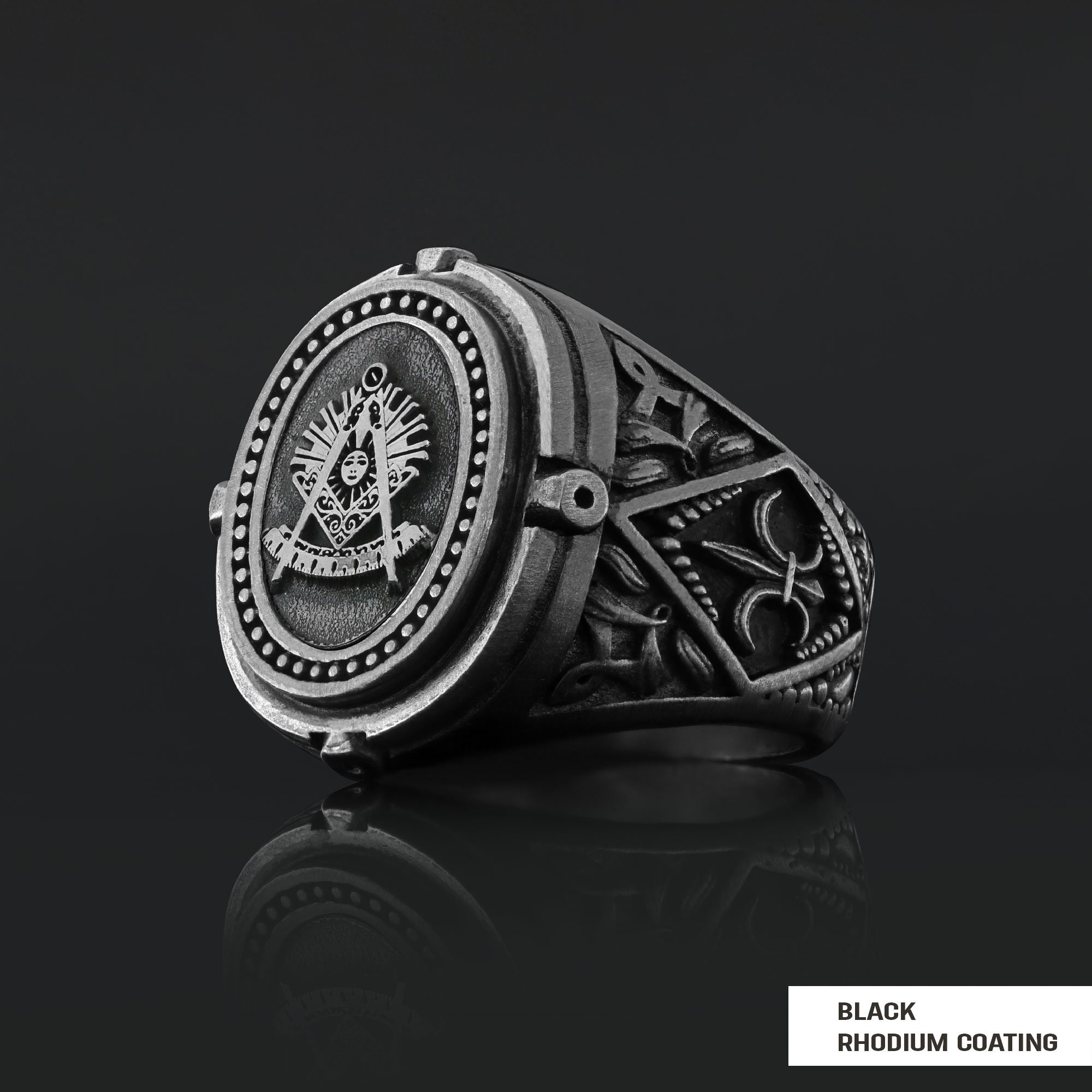 Past Master Masonic Ring, Mason Ring, Master Mason Signet Ring, Custom ...