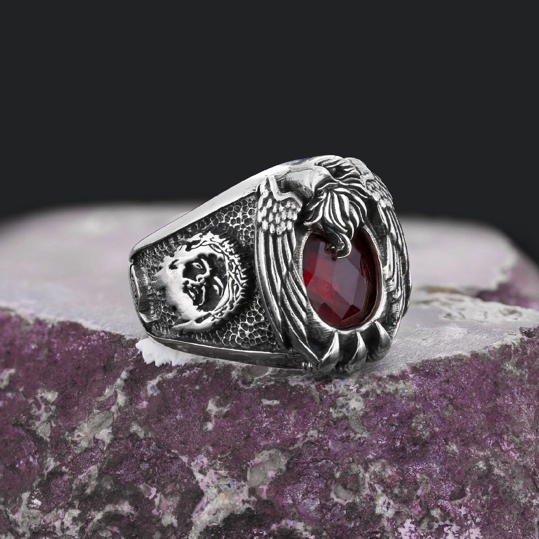 Jesus Statement Ring, Ancient Ring for Men, Christian Jewelry, Custom ...