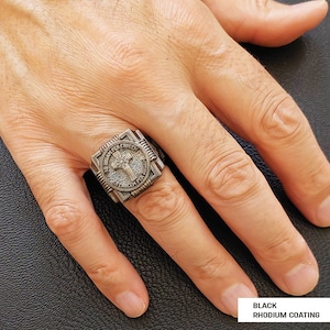 Rosicrucian Cross Ring, Amorc Ring, Spiritual Symbol of Ancient Order ...