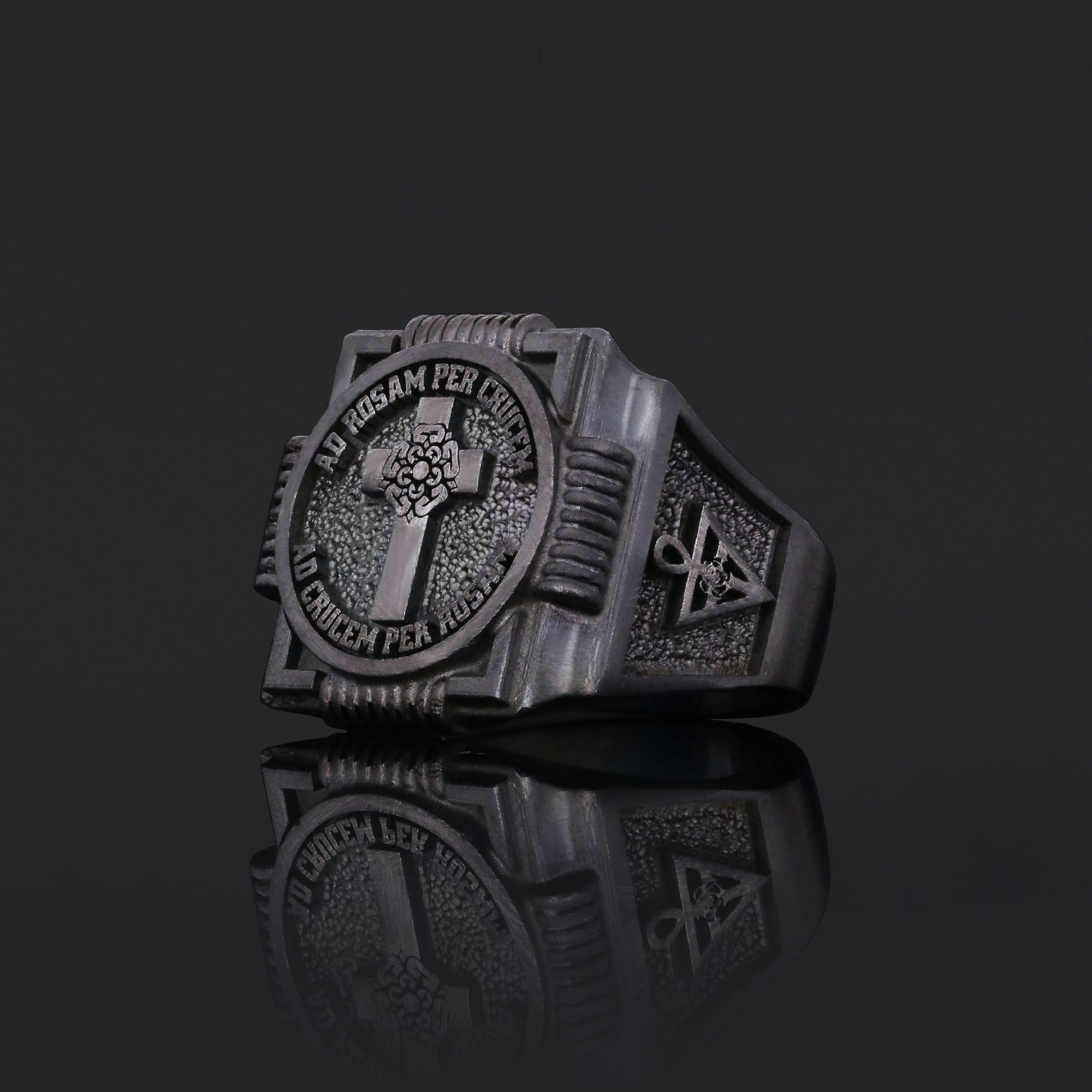 Rosicrucian Cross Ring, Amorc Ring, Spiritual Symbol of Ancient Order ...