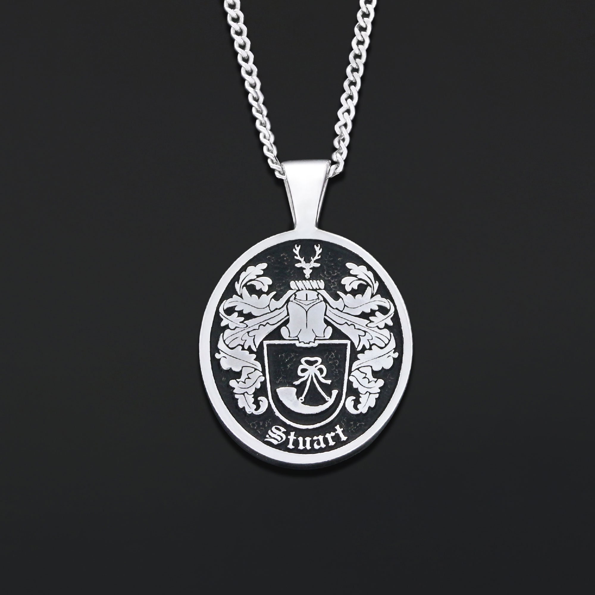 Family Crest Pendant, Personalized Pendant Necklace, Gift for Her ...