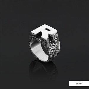 Initial R Letter Ring, Monogram Letter R Ring, Silver Alphabet Jewelry ...