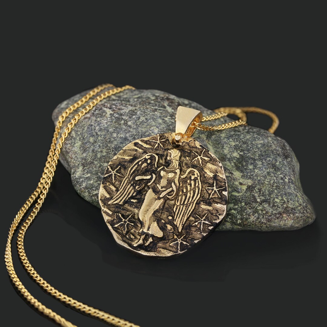 Virgo Medallion, Virgo Pendant, Zodiac Necklace, Astrology Virgo Gift ...