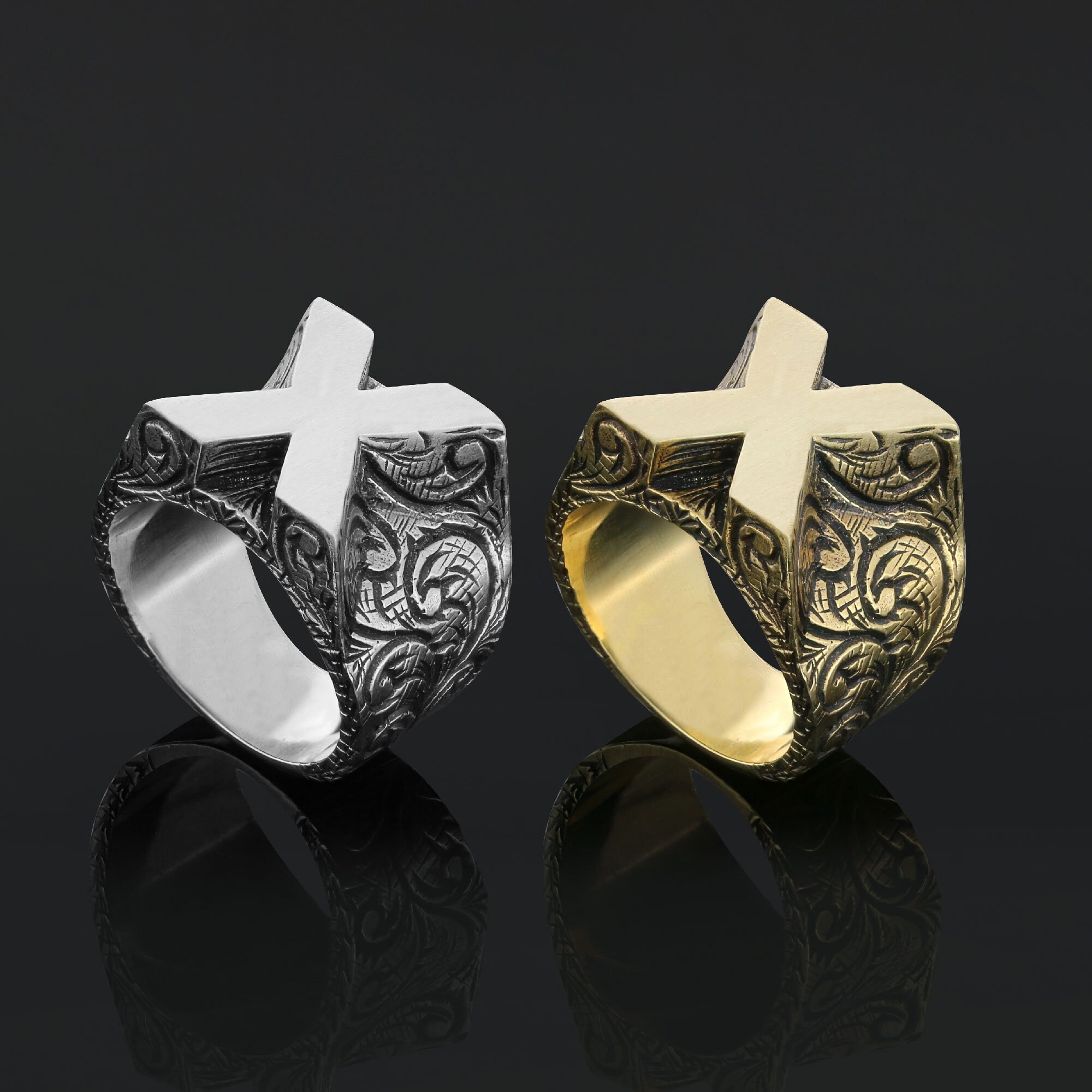 Monogram X Letter Ring X Initial Ring Letter X Ring - Etsy