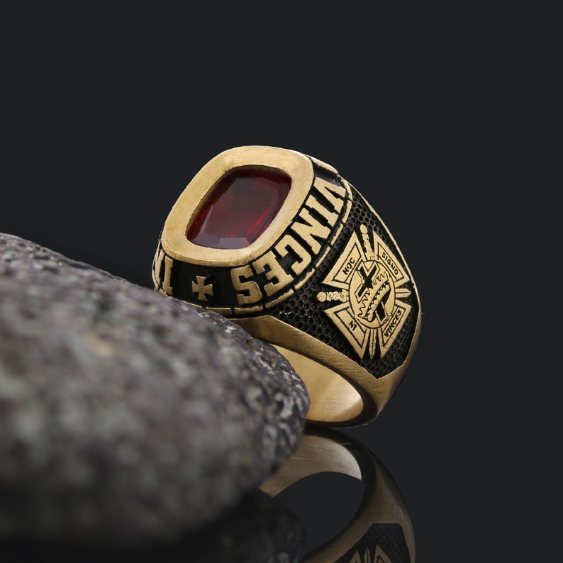 In Hoc Signo Vinces Masonic Ring Freemason Signet Ring in - Etsy