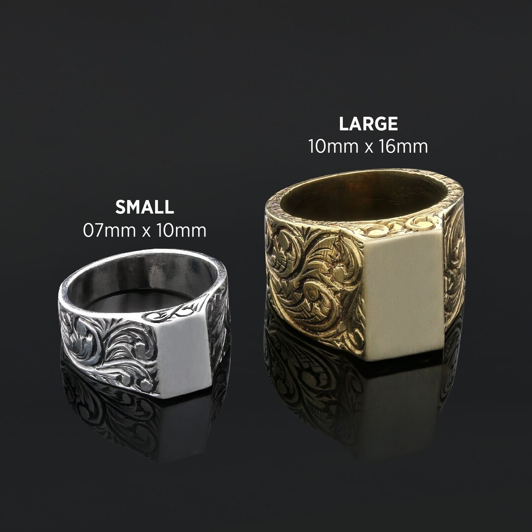 Bold Letter I Ring, Initial Ring for Women, Alphabet A-Z Letter Ring ...