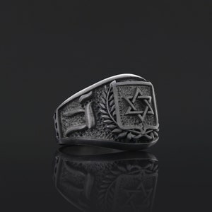 Star of David Ring, Jewish Star Ring, Customized Hebrew Ring, Jewish ...