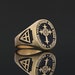 Custom Rousea Crucis Order Ring, Spiritual Symbol of Ancient Order Ring ...