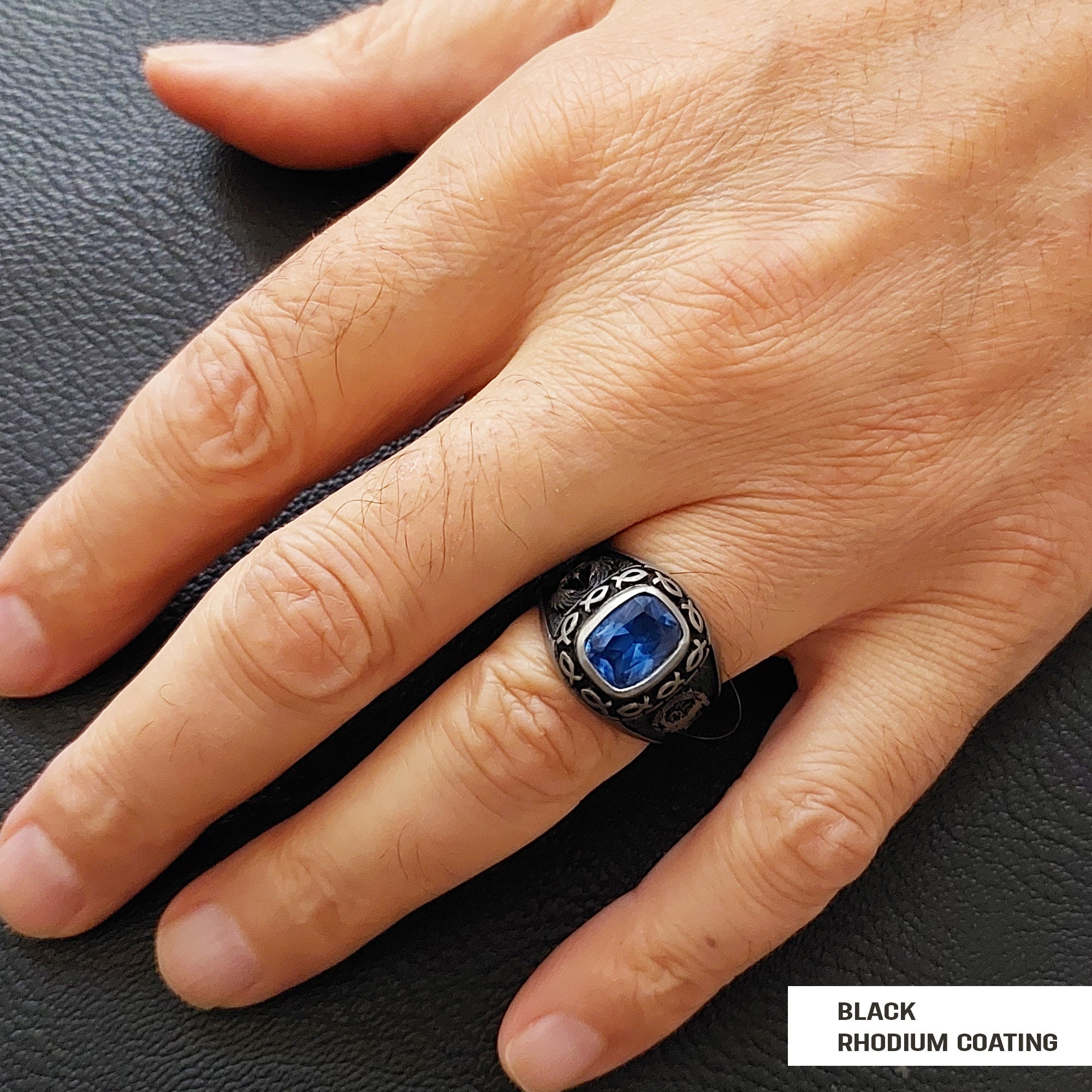 Jesus Prayer to Our Father Ring Christian Ring Cross With - Etsy